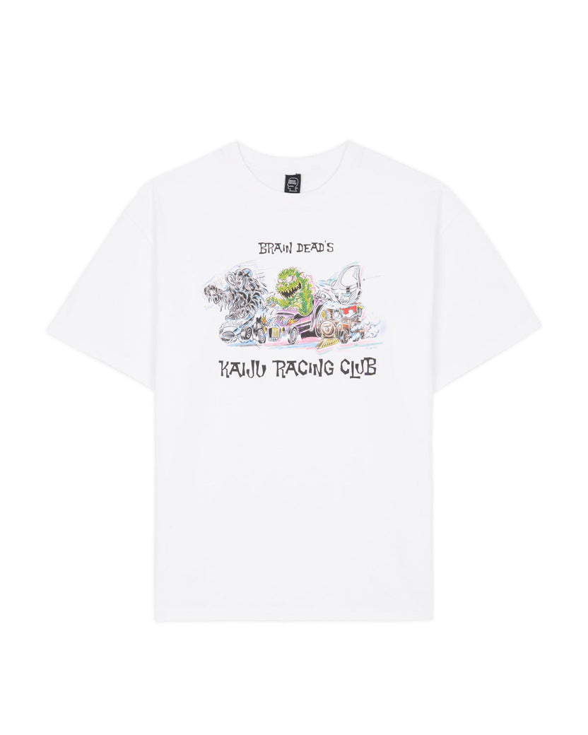 Brain Dead x Godzilla Kaiju Racing Team T-shirt - White